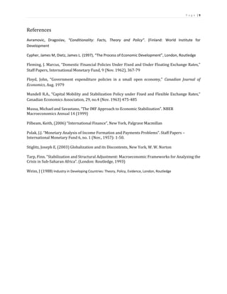 IMF Stabilization Policy | PDF | Stocks and Bonds | Personal Investing