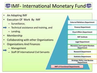 Imf & world bank | PPTX