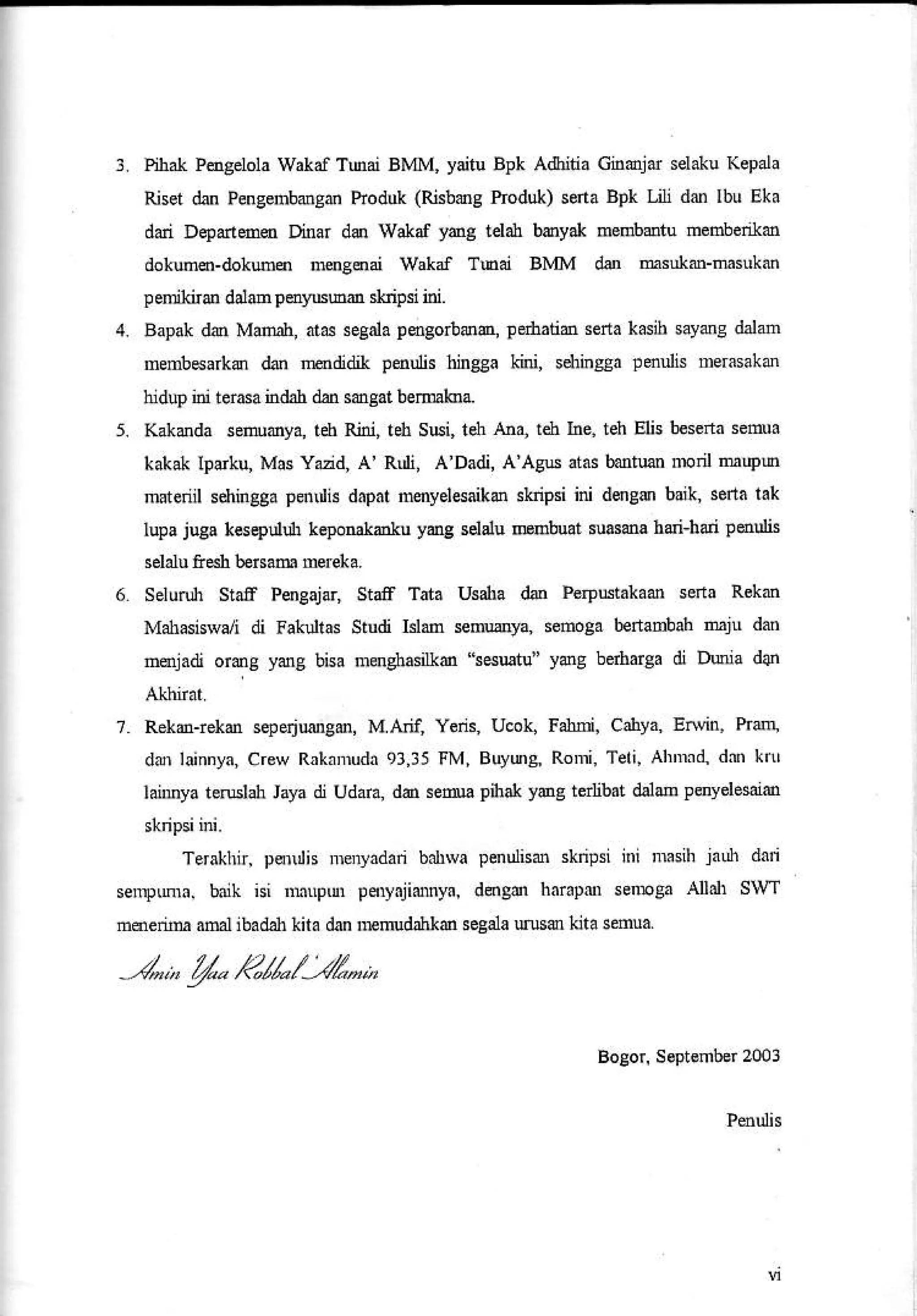 Skripsi Tentang Analisis Pengelolaan Wakaf Tunai di Indonesia (Cover ...