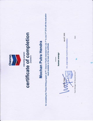 Internship Certification | PDF