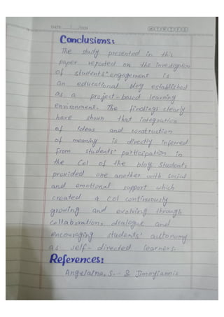 Reflecting on my "Learning Journey"..... | PDF