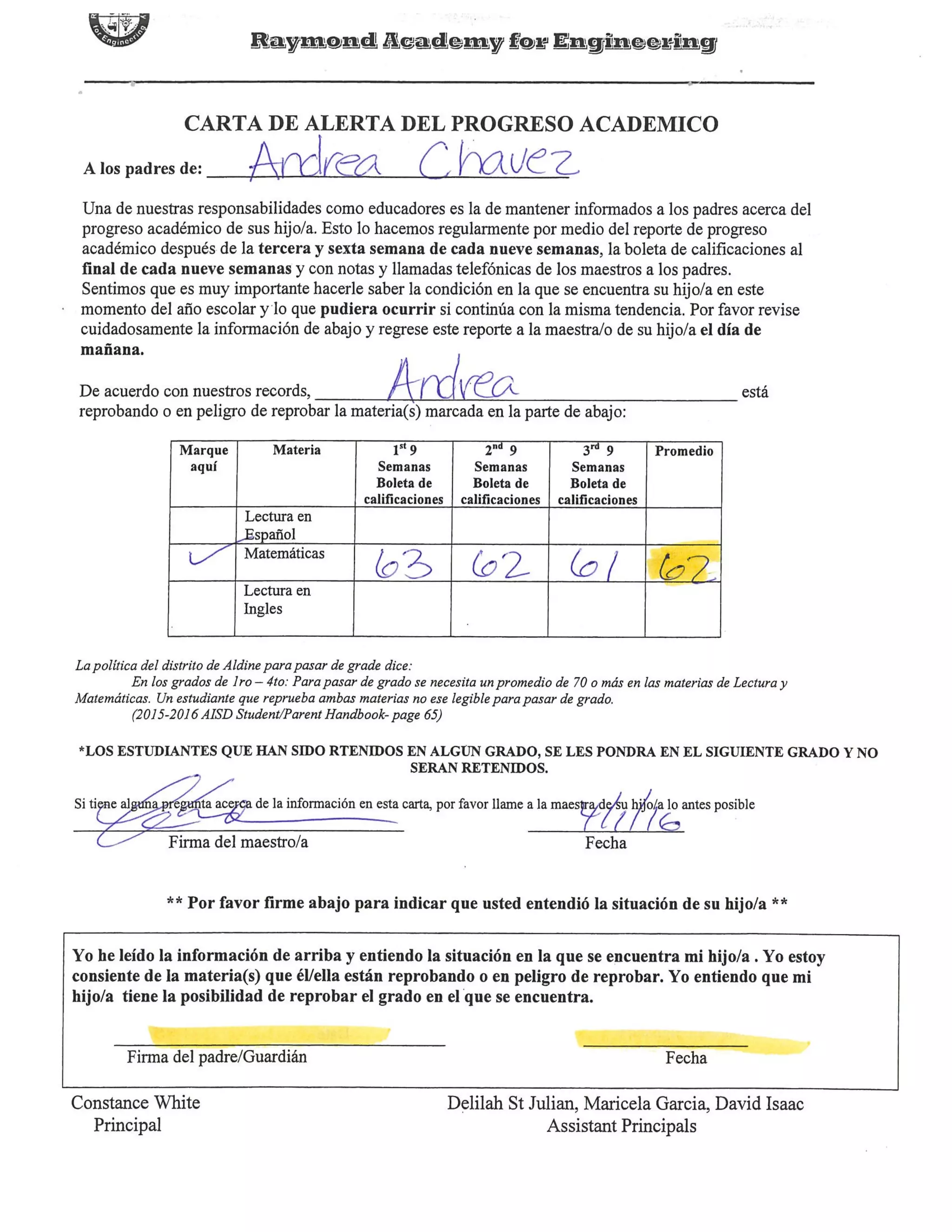 Elias' Personal Behavior Chart | PDF