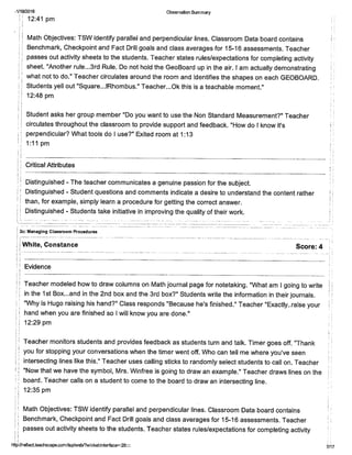 Walk Through-Ms. White | PDF