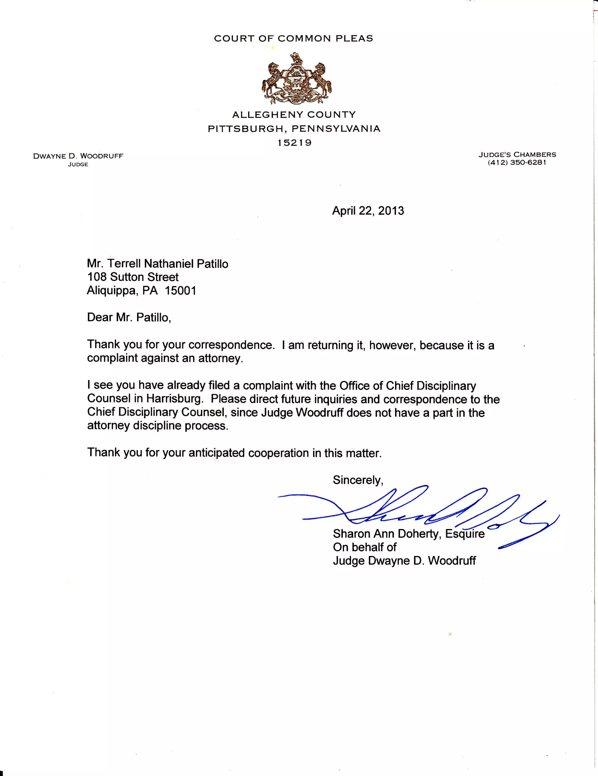 Trinity Kings World Leadership: Sends evidence to Allegheny Family ...