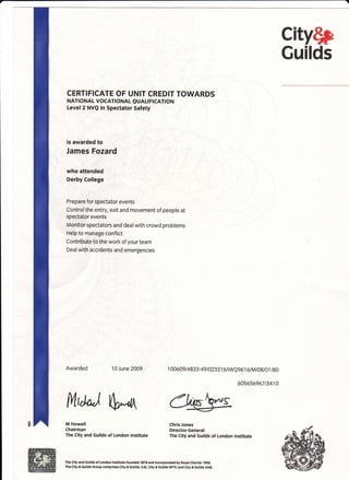 NVQ Unit Credit (10.06.09) | PDF