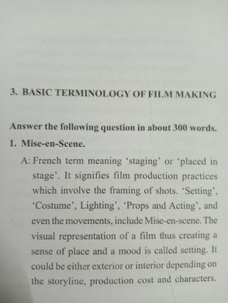 Film studies part 2 | PDF