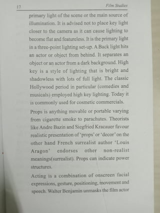 Film studies part 2 | PDF