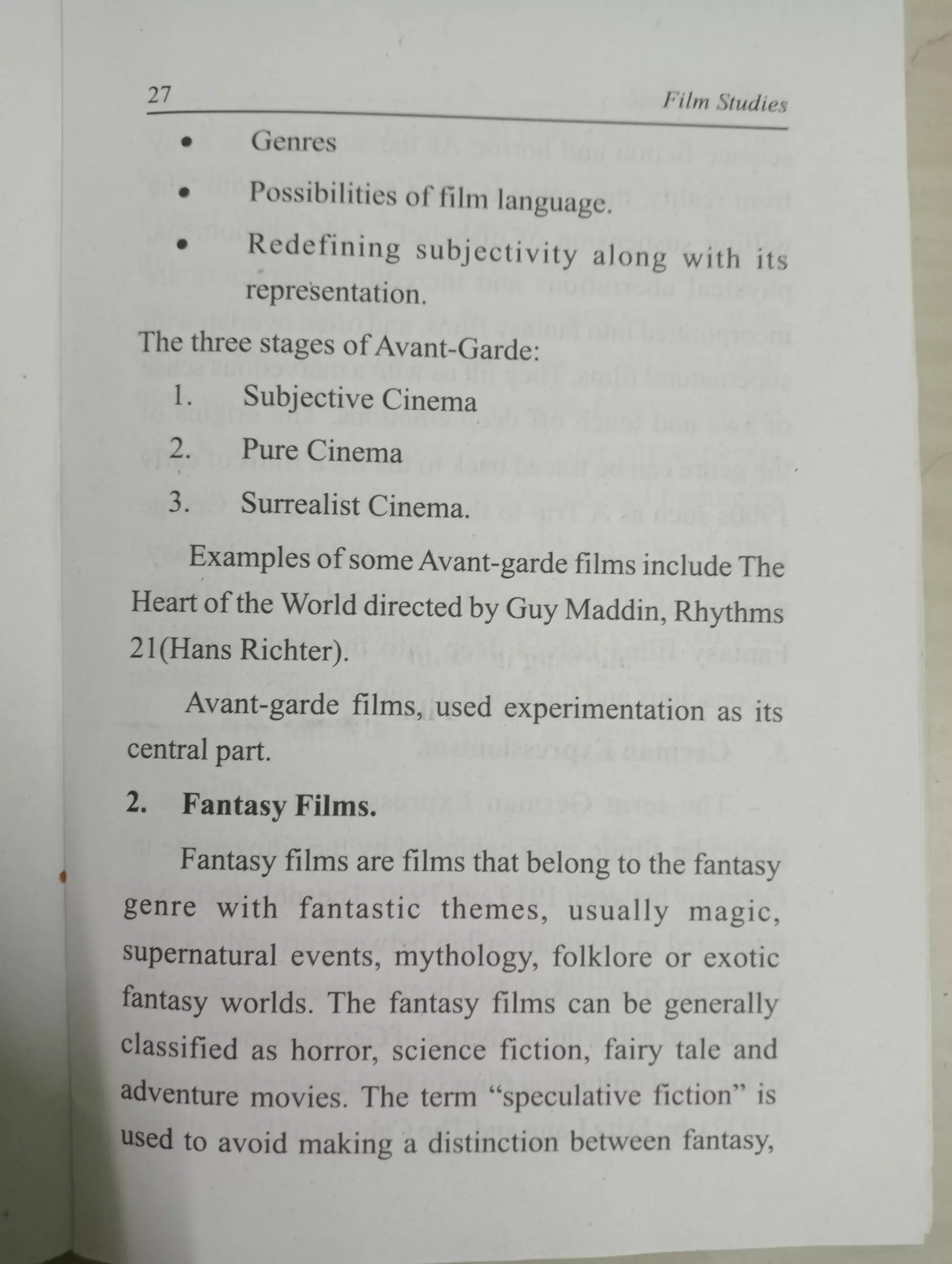 Film studies guide part 3 | PDF