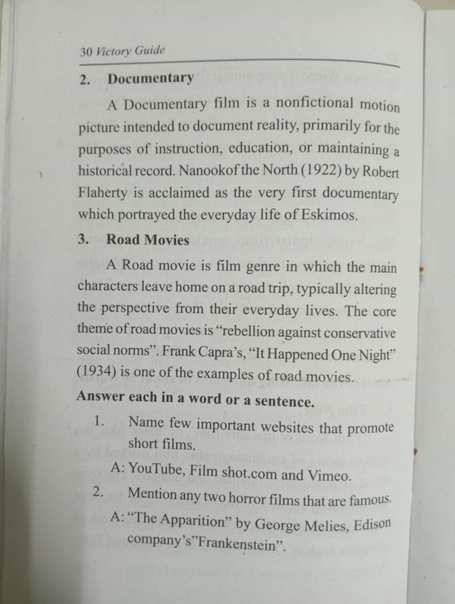 Film studies guide part 3 | PDF