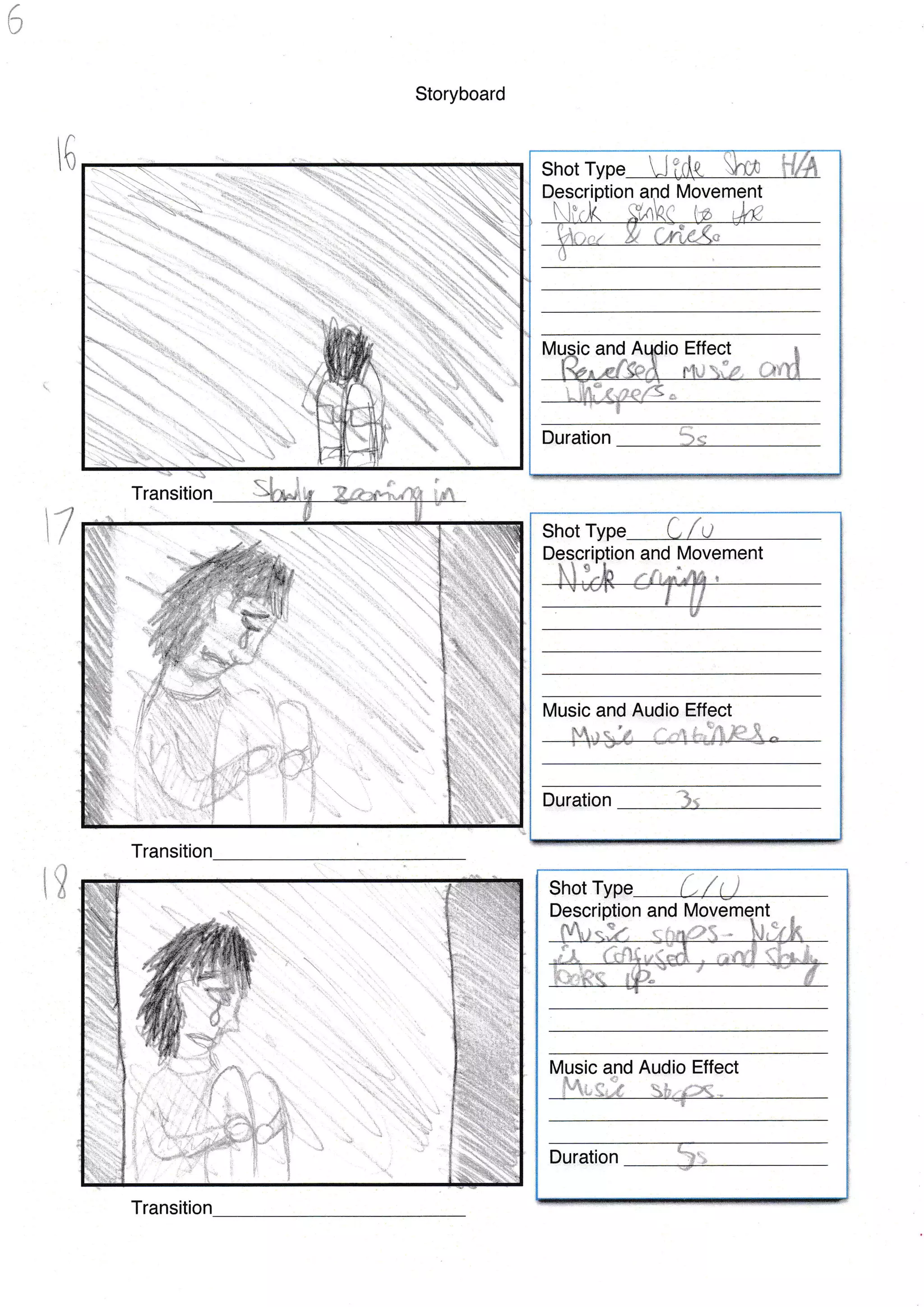 Horror Storyboard | PDF