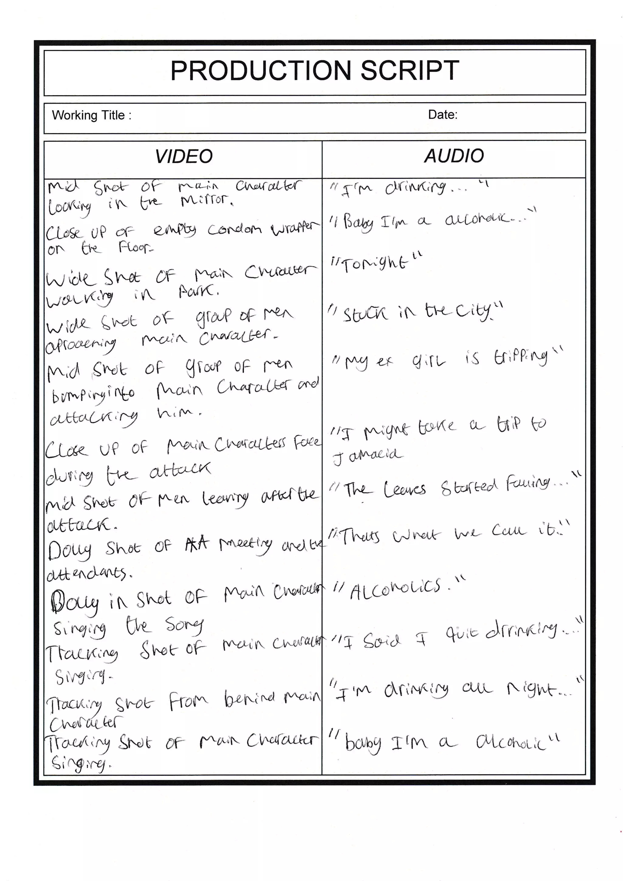 Production Script | PDF