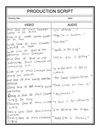 Production Script | PDF