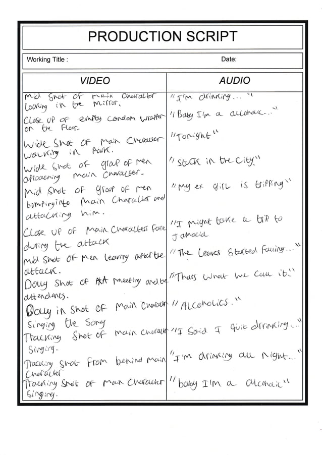 Production Script | PDF