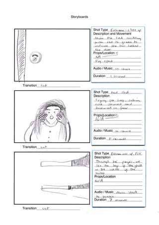 Unit 17 story boards | PDF
