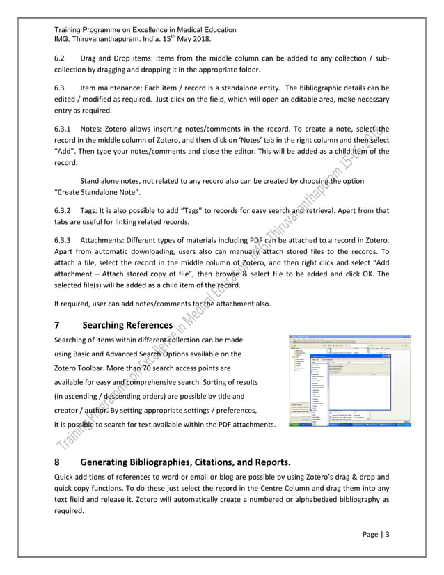 Reference Management using Zotero | PDF