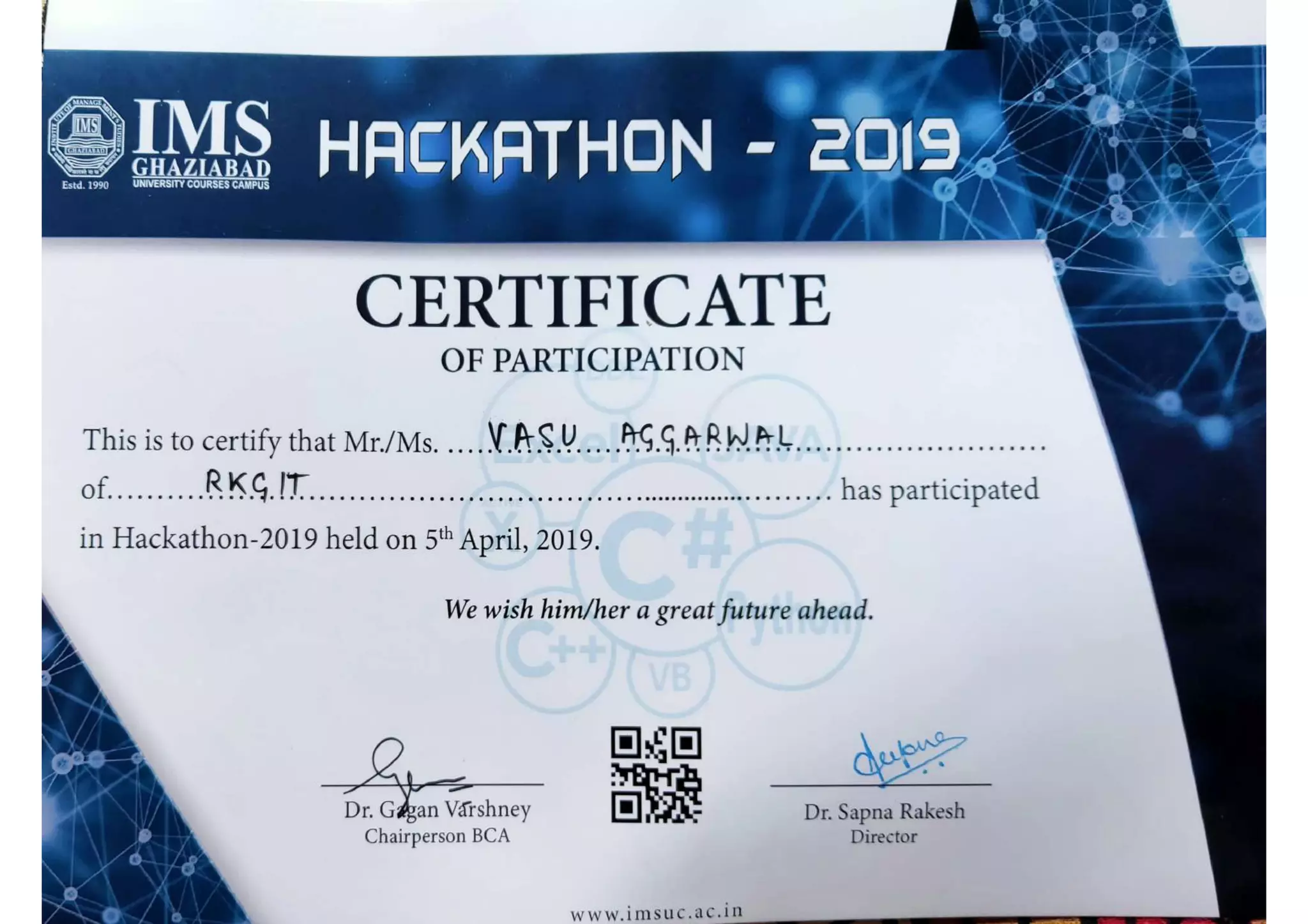 HACKATHON- 2019 | PPT