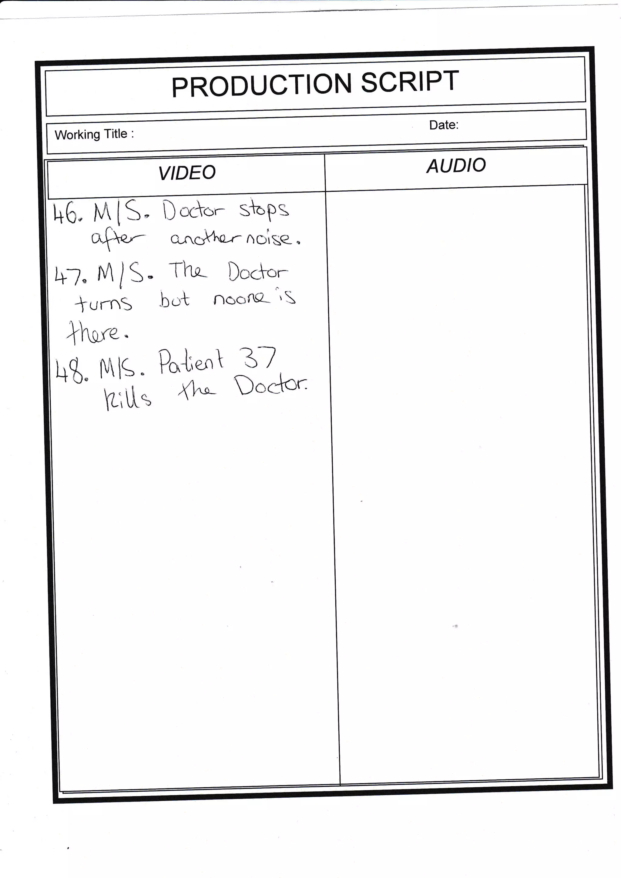 Production Script | PDF