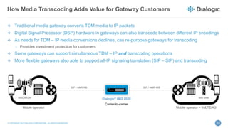Integrated Media Gateway and the Transition to IP | PPT
