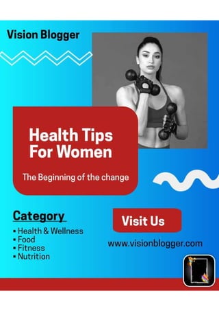 Health Tips For Women | PDF
