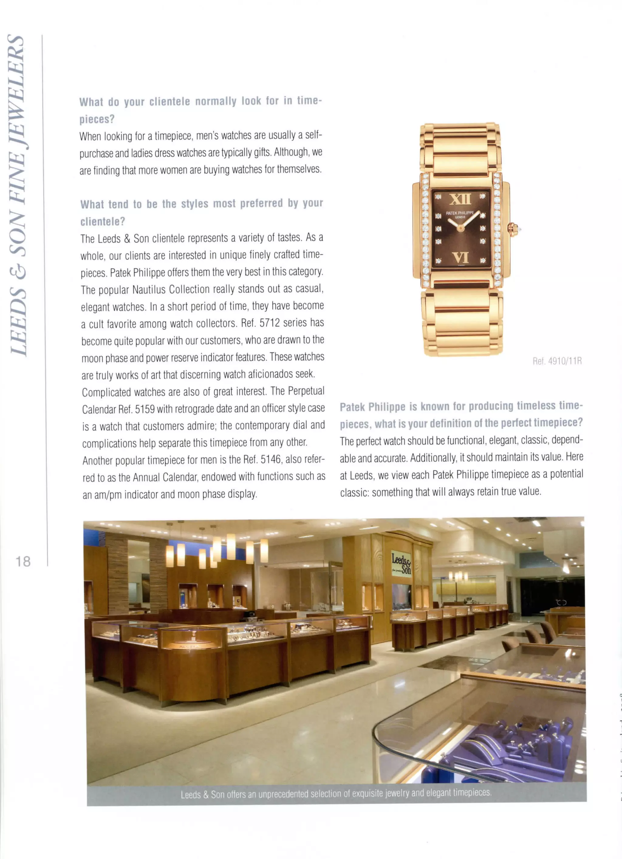 Patek Philippe Special Edition Magazine - Leeds & Son Fine Jewelers | PDF