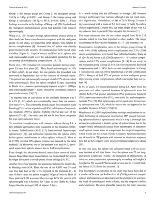 Splenomegaly as A Complication Factor in Laparoscopic Splenectomy ...