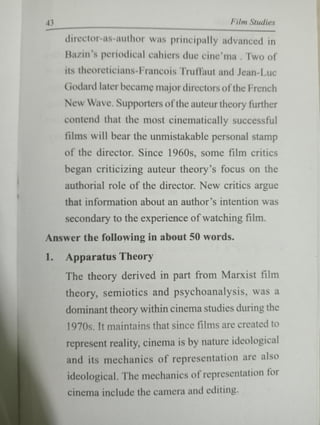 Film studies guide part4 | PDF