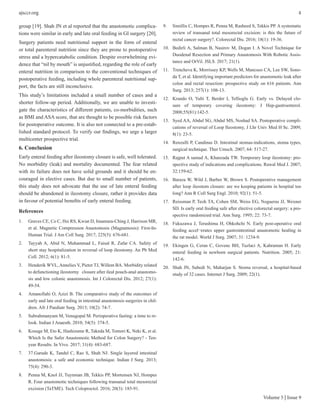 Frequency of Anastomotic Leak in Early Versus Dealyed Oral Feeding ...