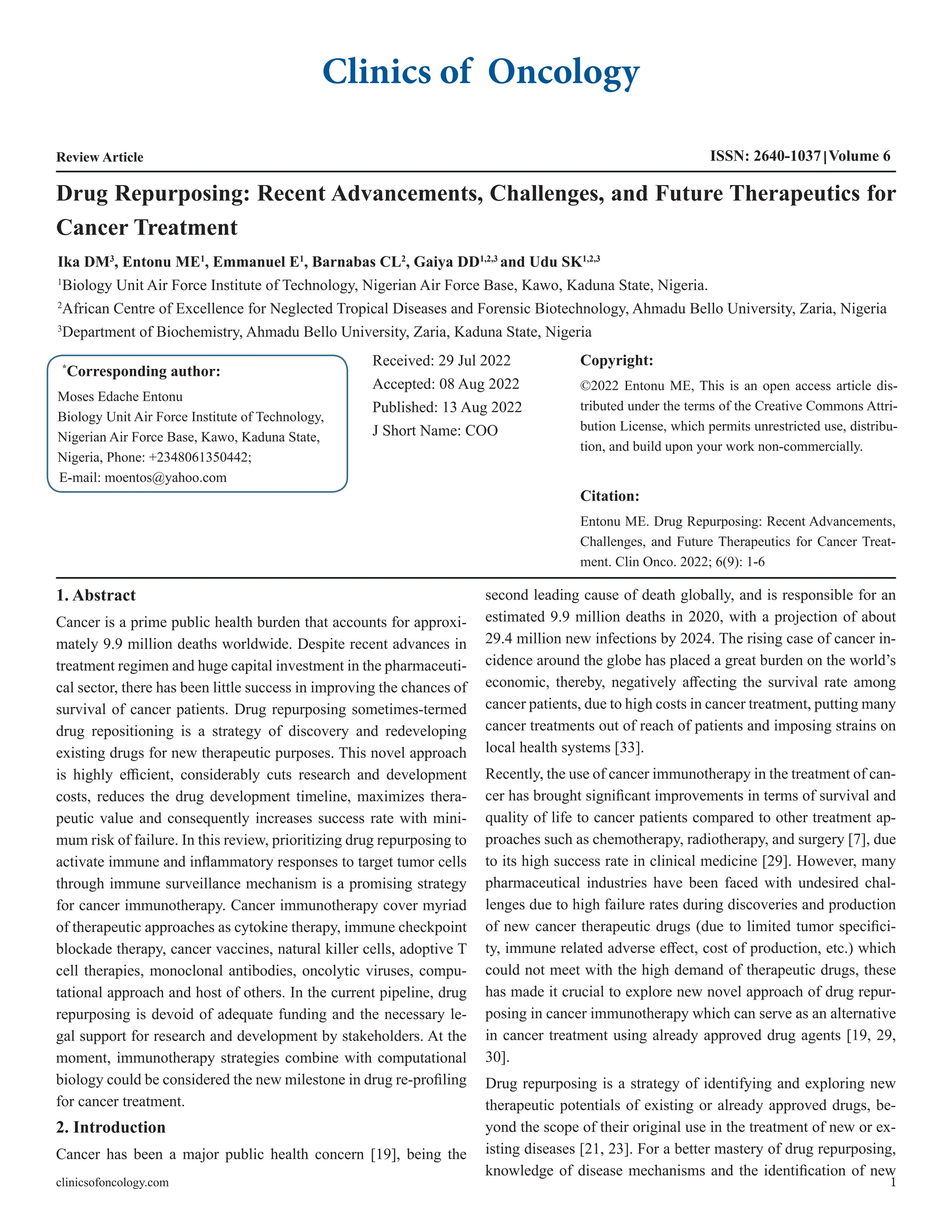 Drug Repurposing: Recent Advancements, Challenges, and Future ...