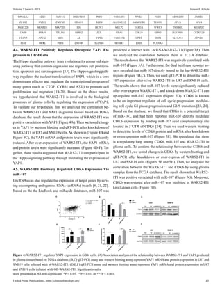 LncRNA WARS2-IT1 Functions as an Oncogene and is Associated with Poor ...