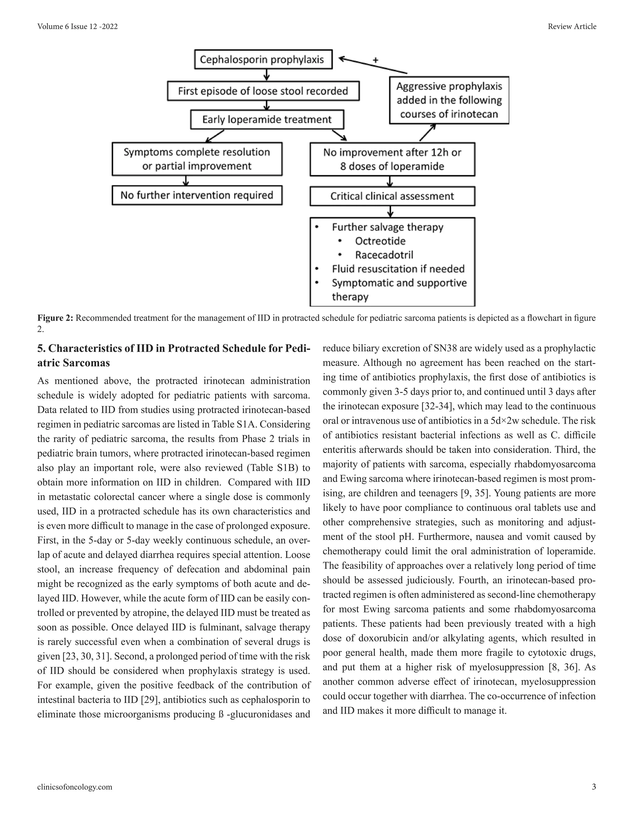 Irinotecan-Induced Diarrhea During A Protracted Administration Schedule ...