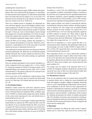 How Surgical Residency Has Derailed During The COVID-19 Pandemic: An Appraisal | PDF ...