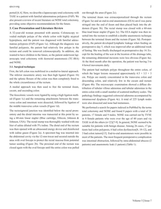 Laparoscopic Natural Orifice Specimen Extraction (NOSE) Total Colectomy ...