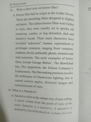 Film studies guide part 6 | PDF