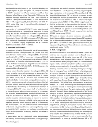 Genetics of Breast and Ovary Cancers Associated with Hereditary Cancers ...