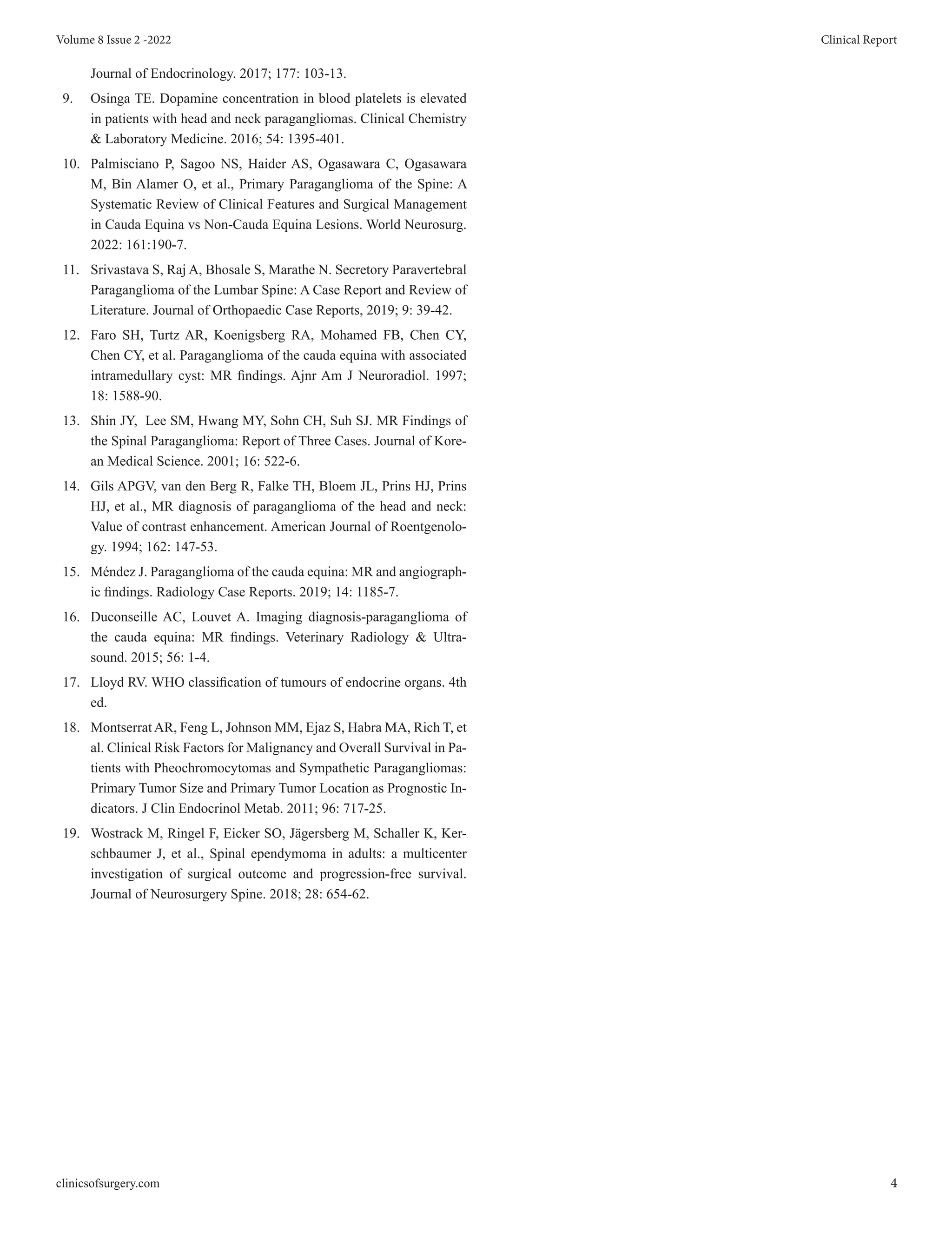 Cauda Equina Neuroendocrine Tumor: Report of Two Cases and Review of ...