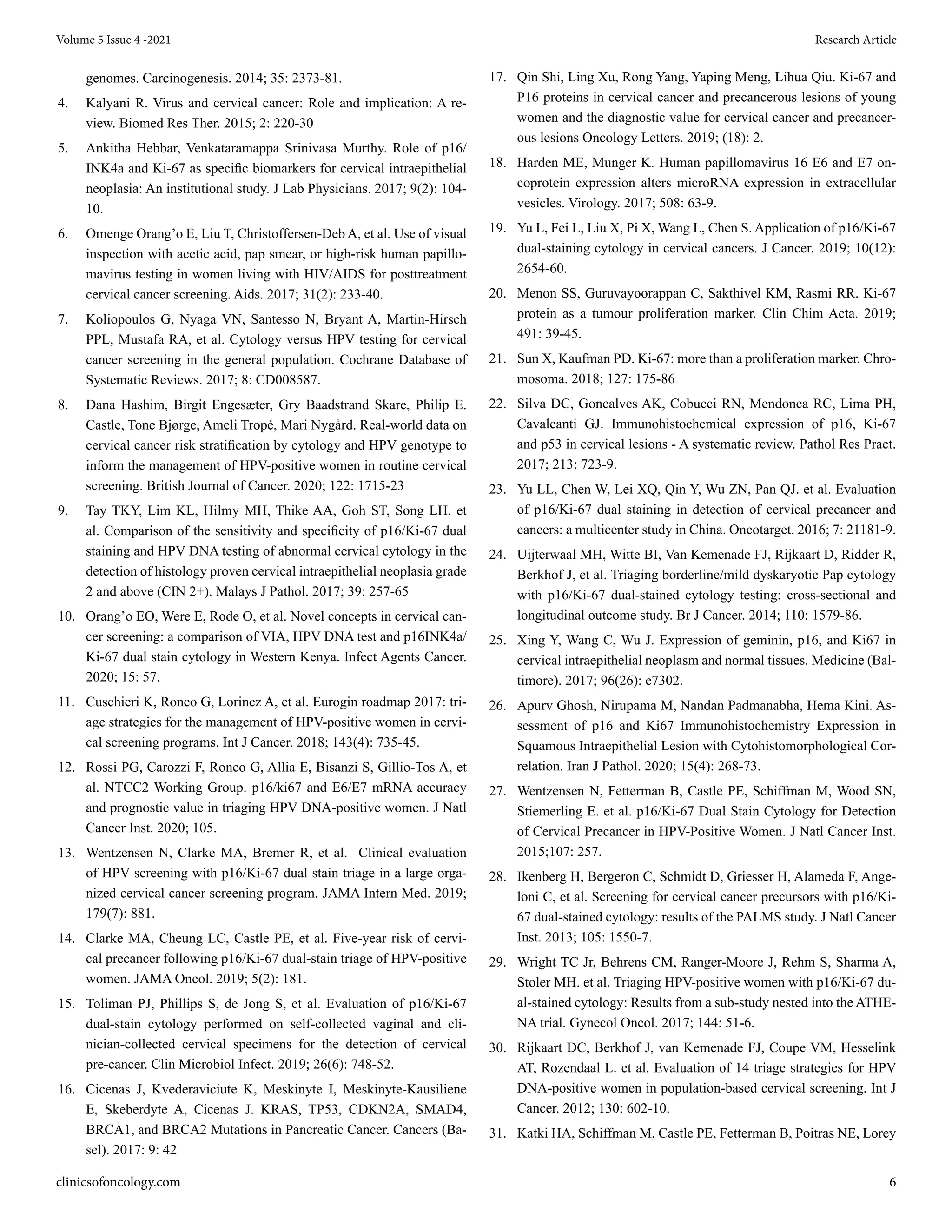 Screening Tests for Cervical Cancer Up-To-Date | PDF