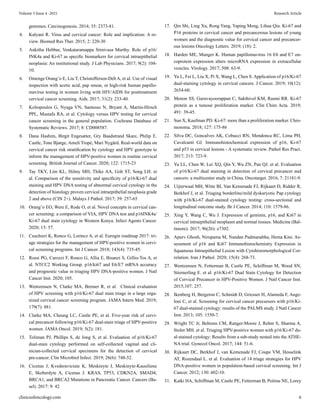 Screening Tests for Cervical Cancer Up-To-Date | PDF