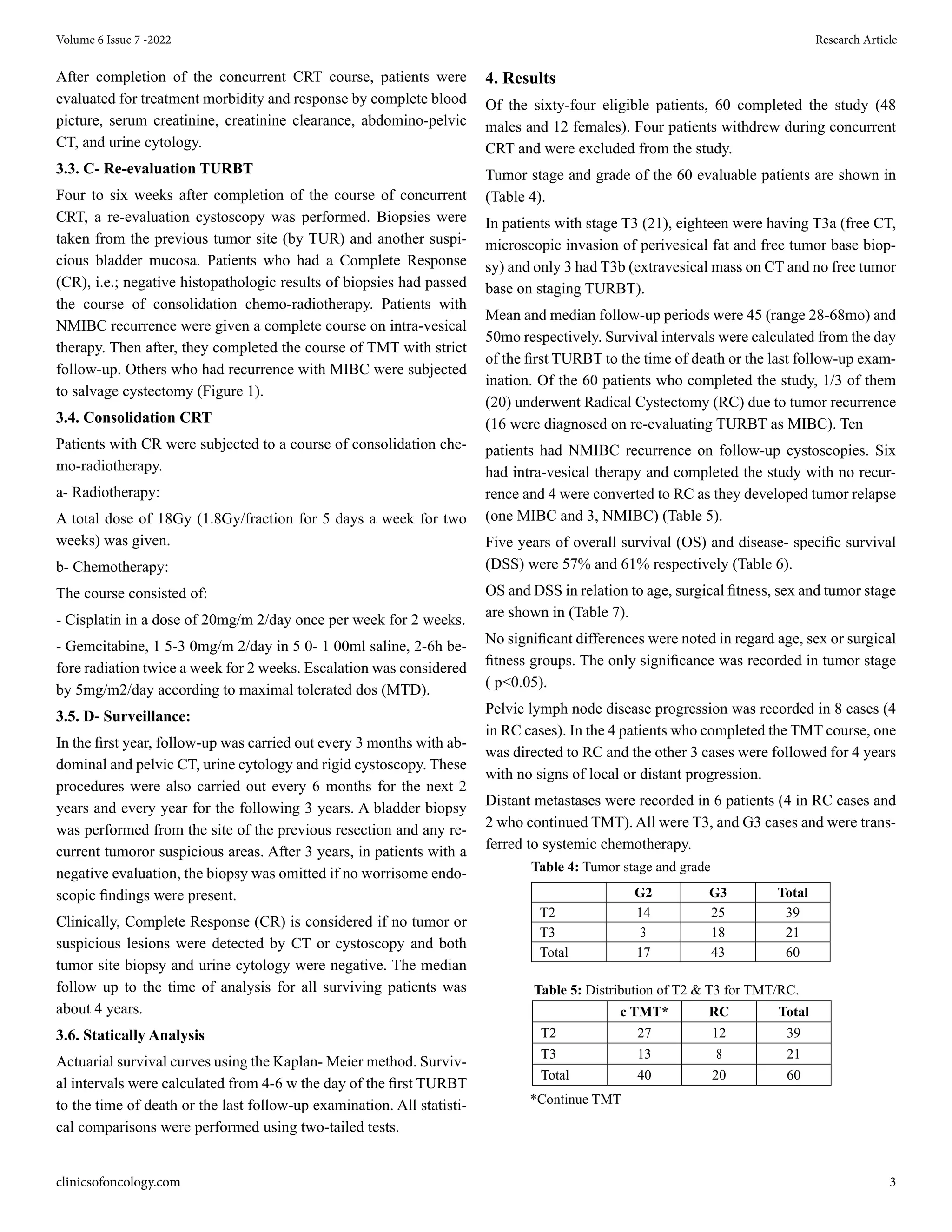 Trimodal Management of Locally Invasive Urinary Bladder Cancer | PDF