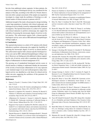 Histological Activity as A Predictor of Clinical Outcome in Ulcerative ...