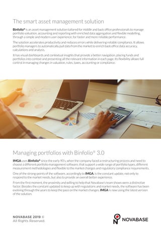 Imga Case study binfolio | PDF
