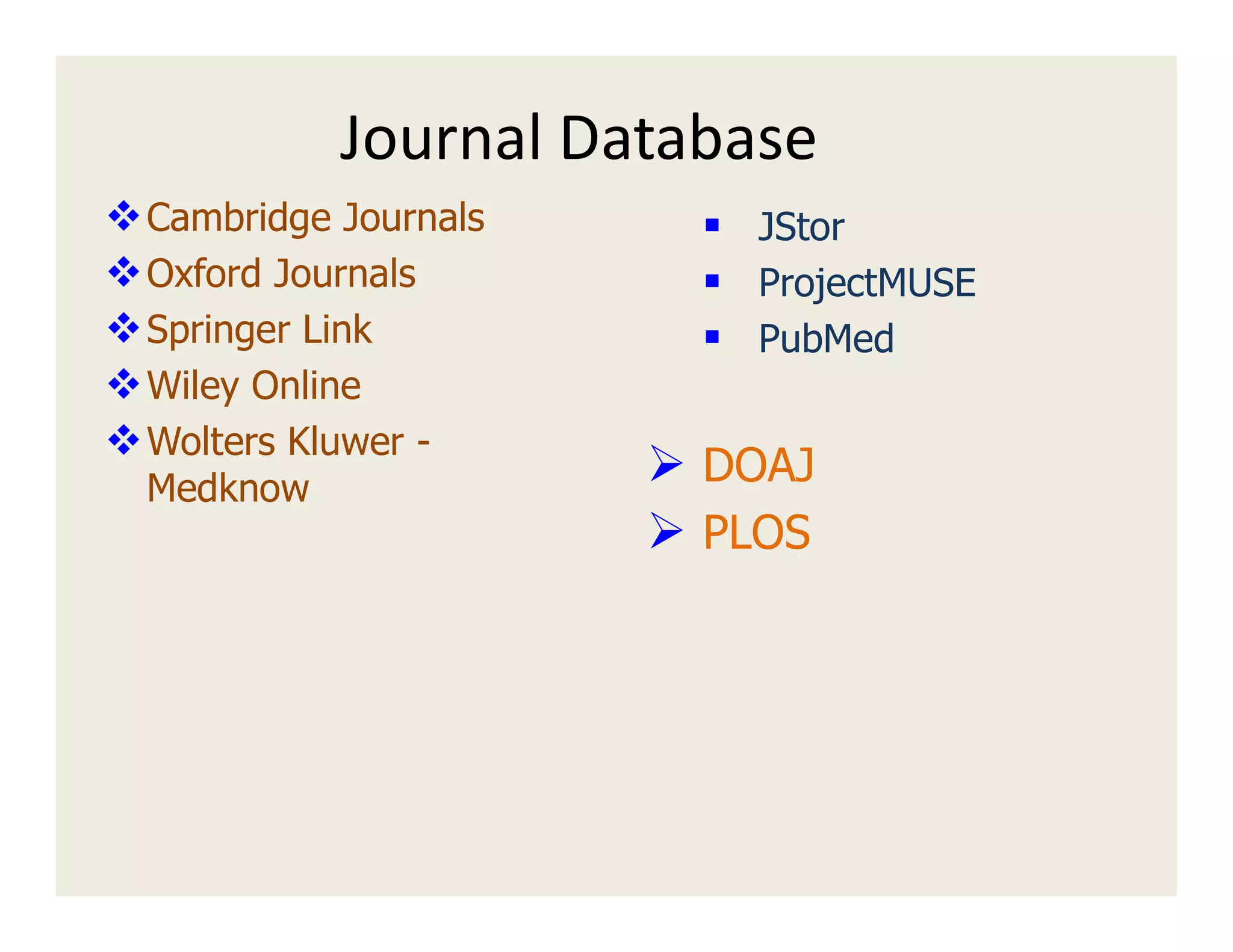 Information Sources, Academic Writing and Reference Management | PPT