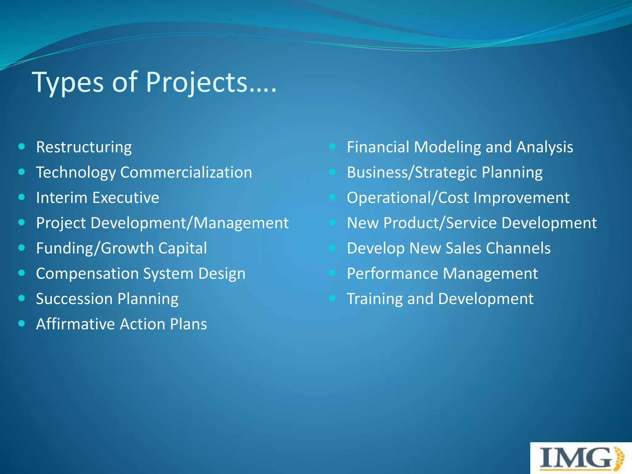 Learn How Implementation Management Group Helps Clients Like You! | PPT