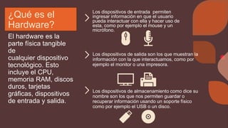 Hardware y Software: Esencia Tecnológica | PPTX
