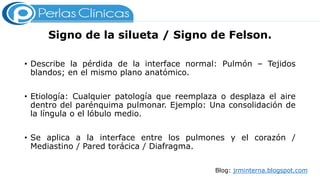 Imágenes en infección pulmonar: signos clásicos y patrones | PPTX
