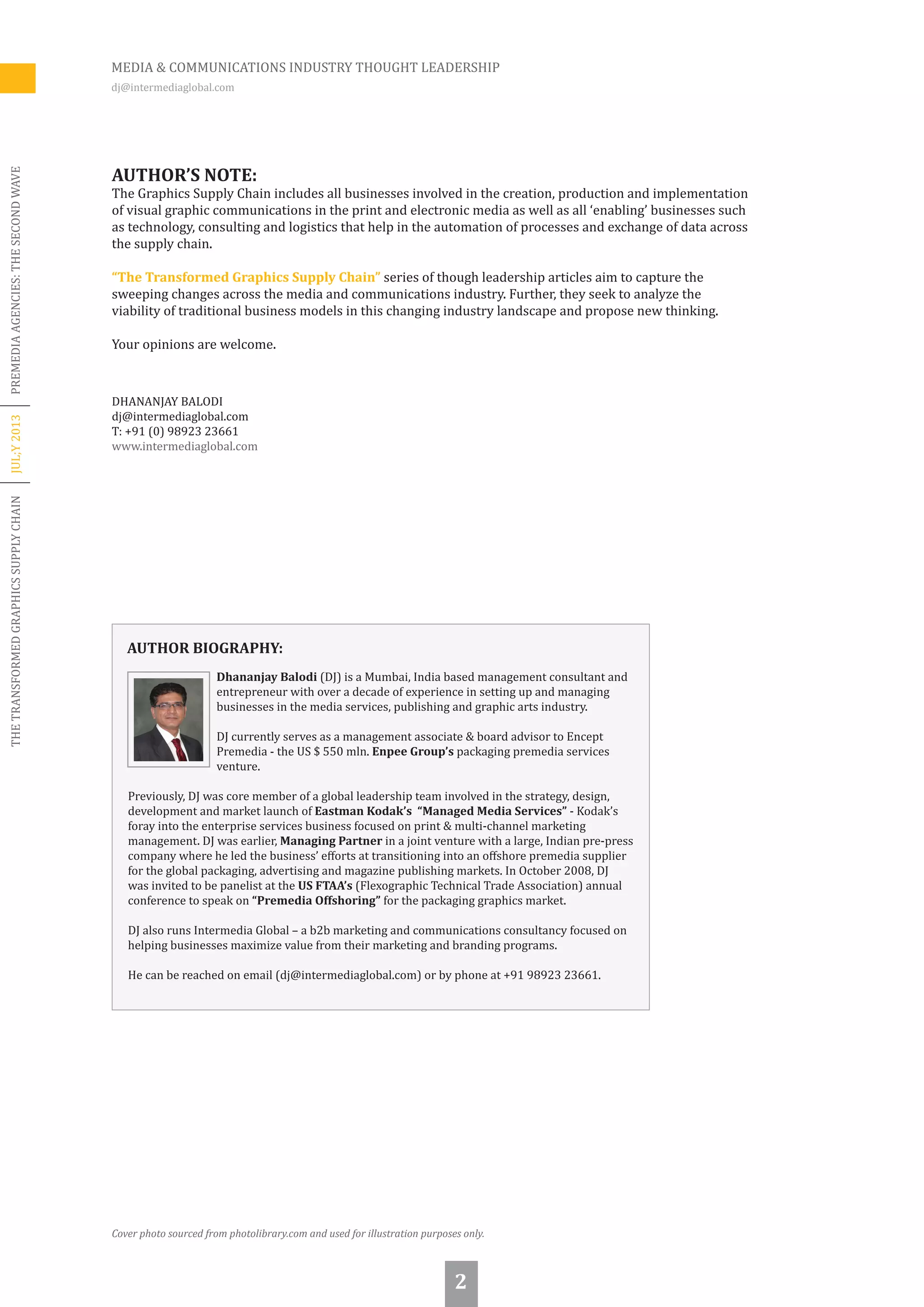 Premedia Agencies - The Second Wave | PDF