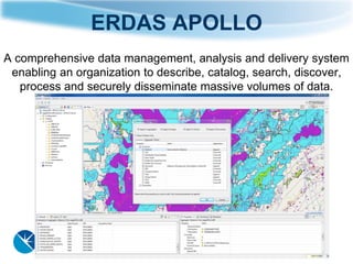 IMGS Geospatial User Group 2014 - Big data management with Apollo | PPT