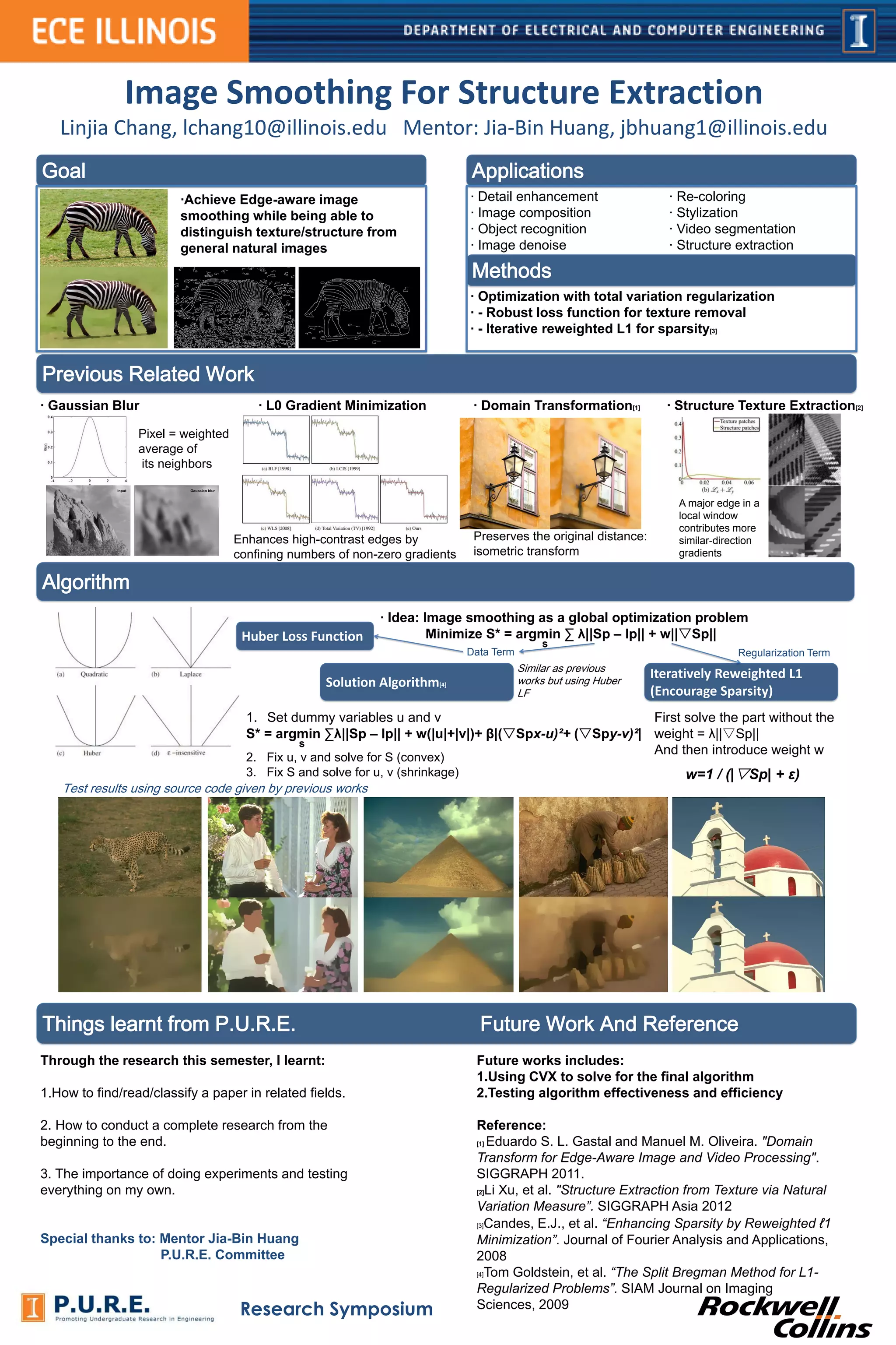 Image Smoothing for Structure Extraction | PDF