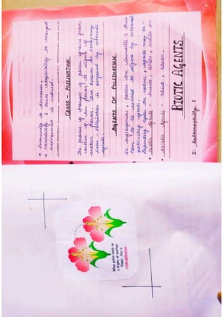 Biology Investigatory Project Class 12 on Pollination | PDF