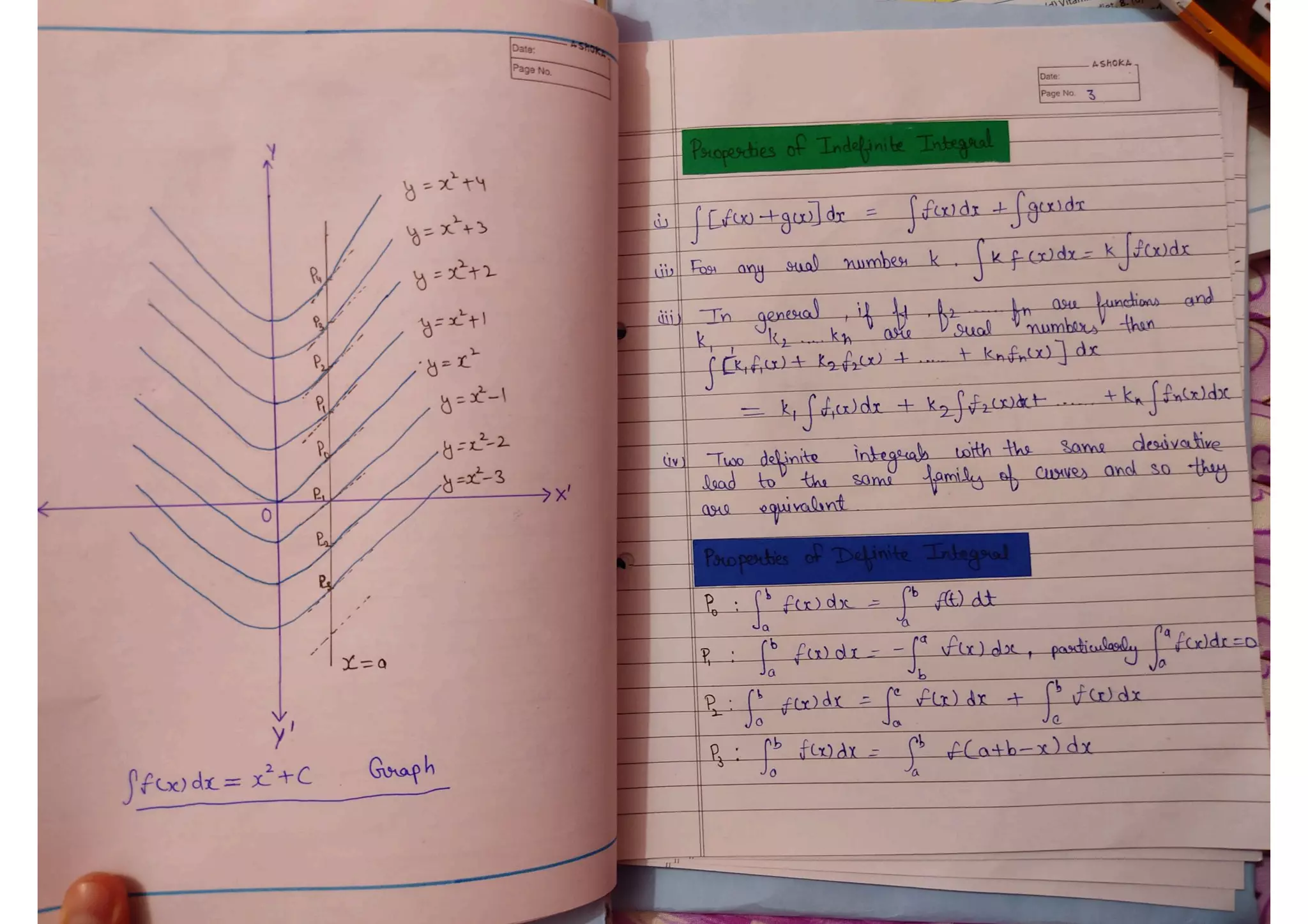 Integration and application of integral ,Project file class 12th Maths | PDF