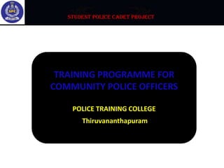 Training programme for Community Police Officers | PPSX
